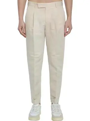 PT TORINO Pleated Trousers - Neutrals