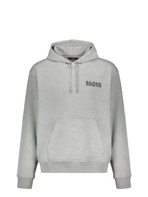 Balmain Logo Hoodie - Grey