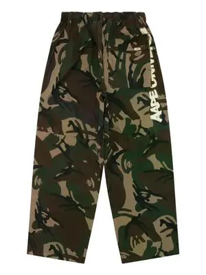 AAPE BY *A BATHING APE® Camouflage-print Trousers - Green