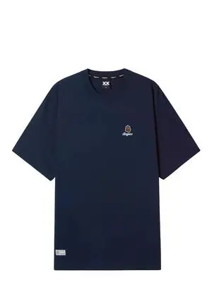 FINGERCROXX Logo-appliqué T-shirt - Blue