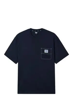 FINGERCROXX Logo-patch T-shirt - Blue