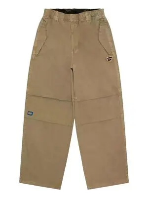 AAPE BY *A BATHING APE® Logo Appliqué Trousers - Neutrals