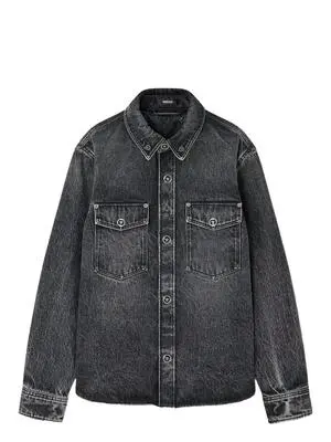 Versace Button Pocket Shirt - Grey