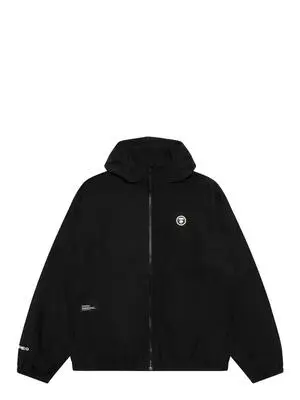 AAPE BY *A BATHING APE® Logo Hooded Jacket - Black