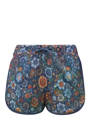 PIP STUDIO Bali Floral Printed Shorts - Blue