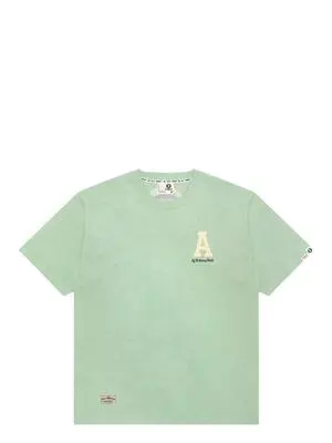 AAPE BY *A BATHING APE® Embroidered-detail T-shirt - Green