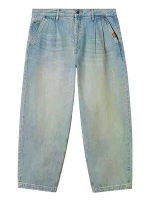 AFTERMATHS Pleated Jeans - Blue