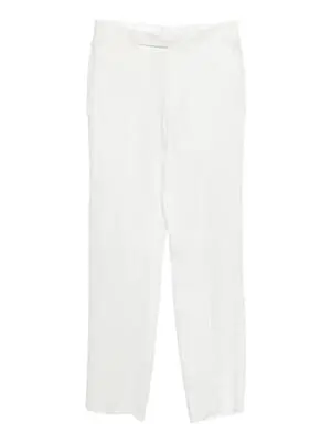 LARDINI Straight Trousers - White