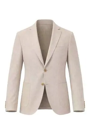 MAURIZIO BALDASSARI Notched-lapel Blazer - Neutrals