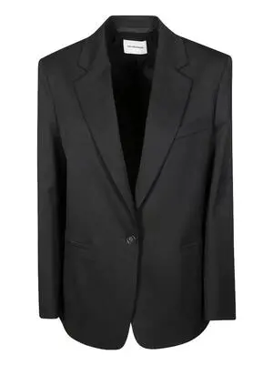 Andamane Single-breasted Blazer - Black