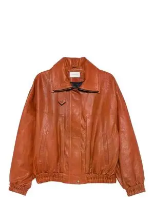 Magda Butrym Leather Jacket - Orange