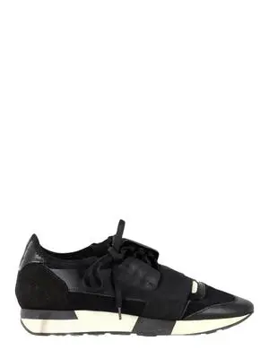 Balenciaga Race Lace-up Sneakers - Black