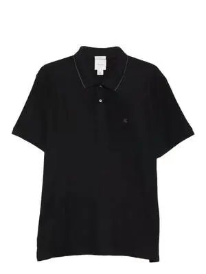 Calvin Klein Logo Polo Shirt - Black