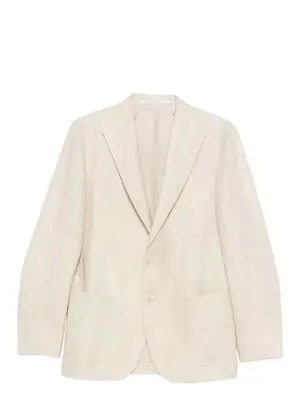 Eleventy Single-breasted Suit Jacket - Neutrals