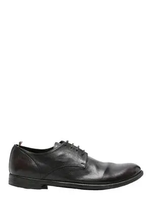 Officine Creative Leather Lace-up Oxford Shoes - Brown