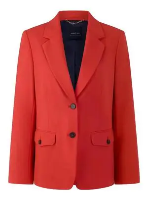 MARCCAIN Button Pocket Blazer - Red