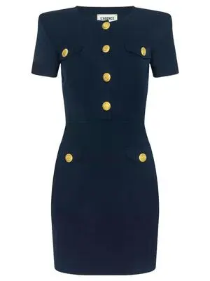 L'Agence Cori Mini Dress - Blue