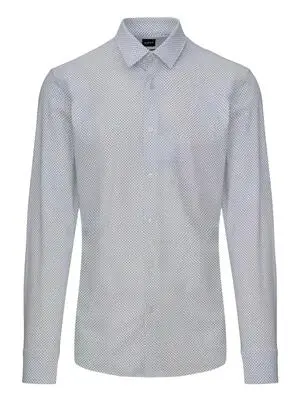 BOSS Long Sleeve Shirt - White