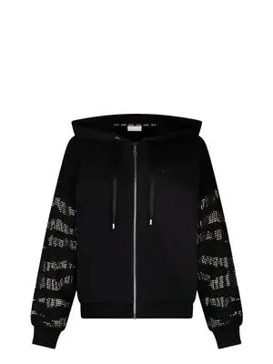 Liu Jo Appliqué-detail Hoodie - Black