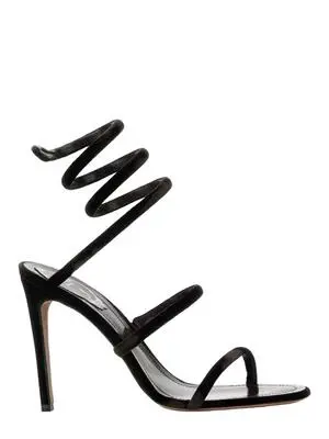 Rene Caovilla Spiral-strap Sandals - Brown