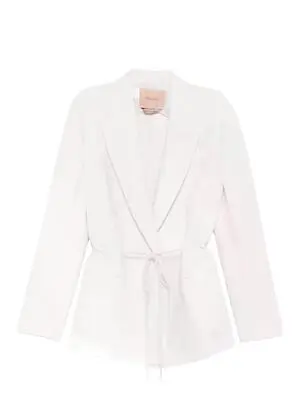 TWINSET Tie Waist Blazer - Pink