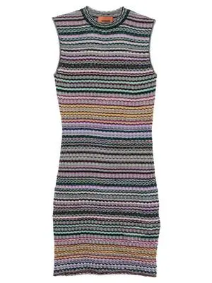 Missoni Striped-pattern Mini Dress - Black
