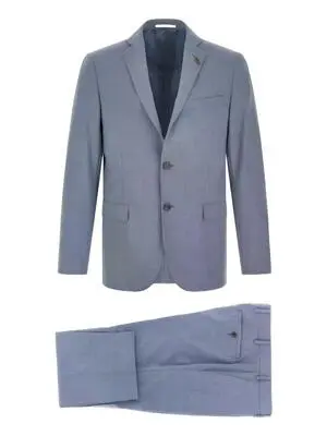 Pal Zileri Flap-pockets Suit - Blue