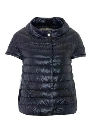 Herno Emilia Short-sleeve Quilted Jacket - Black