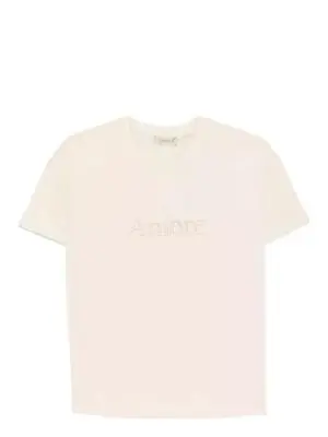 TWINSET Appliqué T-shirt - Neutrals