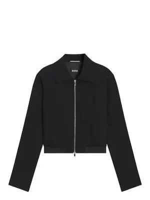 BOSS Zip-up Jacket - Black
