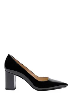 STUART WEITZMAN Power Block-heel Pointed Pumps - Black
