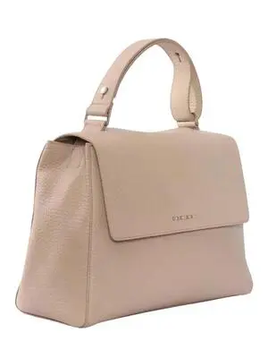 ORTIGNI Medium Sveva Soft Leather Tote Bag - Neutrals