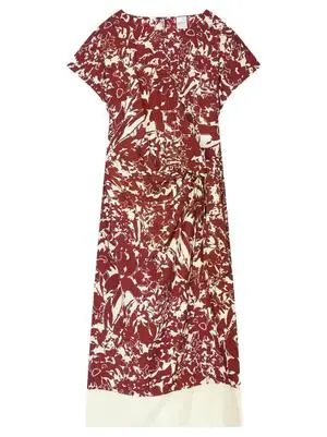 Paul Smith Floral-print Midi Dress - Red