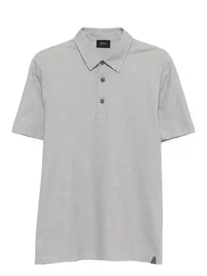 Brioni Buttoned Polo Shirt - Grey