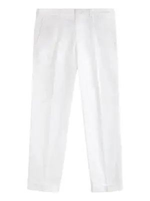 FAY Classic Capri Trousers - White