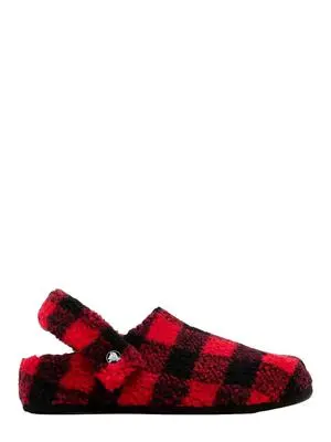 CROCS Checked Slippers - Red