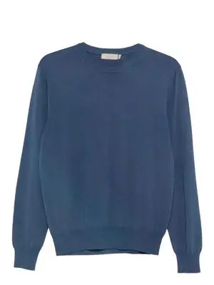 Canali Crew-neck Sweater - Blue
