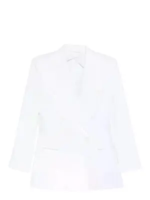 Max Mara Pagella Double-Breasted Blazer White