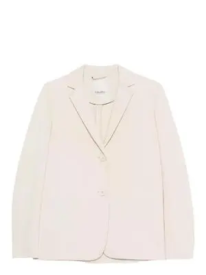 Max Mara Buttoned Blazer - Neutrals