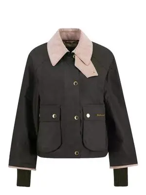 Barbour Beadnell Cropped Jacket - Green