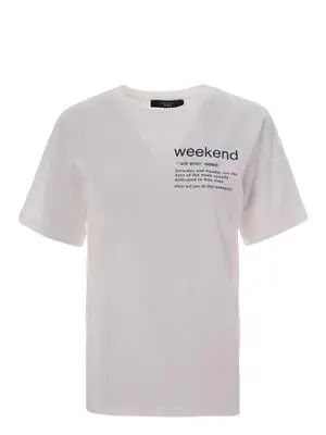 Max Mara Logo T-shirt - White