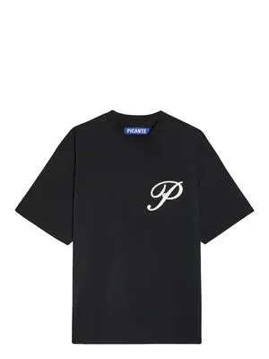 PICANTE Logo-print T-shirt - Black