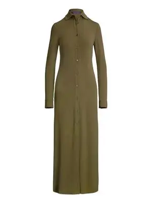 Ralph Lauren Buttoned Shirt Dress - Green