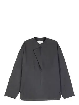 STUDIO NICHOLSON Solis Drape Collar Shirt