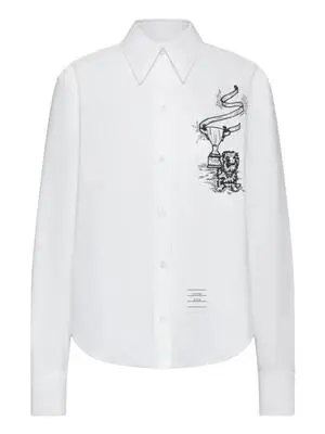 Thom Browne Long-sleeve Shirt - White