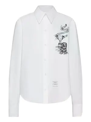 Thom Browne Long-sleeve Shirt - White
