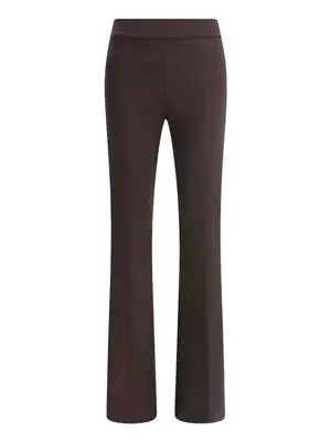 Avenue Montaigne Flared Trousers - Brown