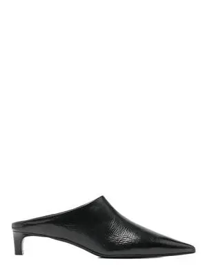 JIL SANDER Pointed Mules - Black
