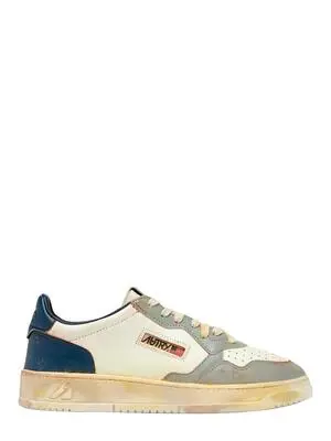 AUTRY Super Vintage Low Logo-detail Sneakers - White