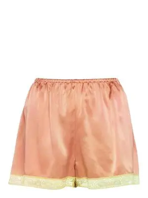 ERES Shorts With Lace Trim - Pink